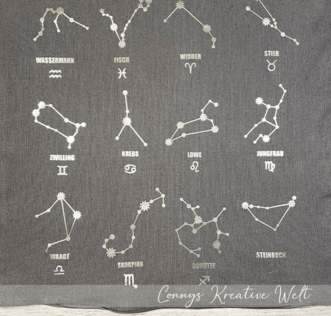 Plotterdatei | "Alle Sternbilder mit Sternzeichen" SVG+DXF - connyskreativewelt